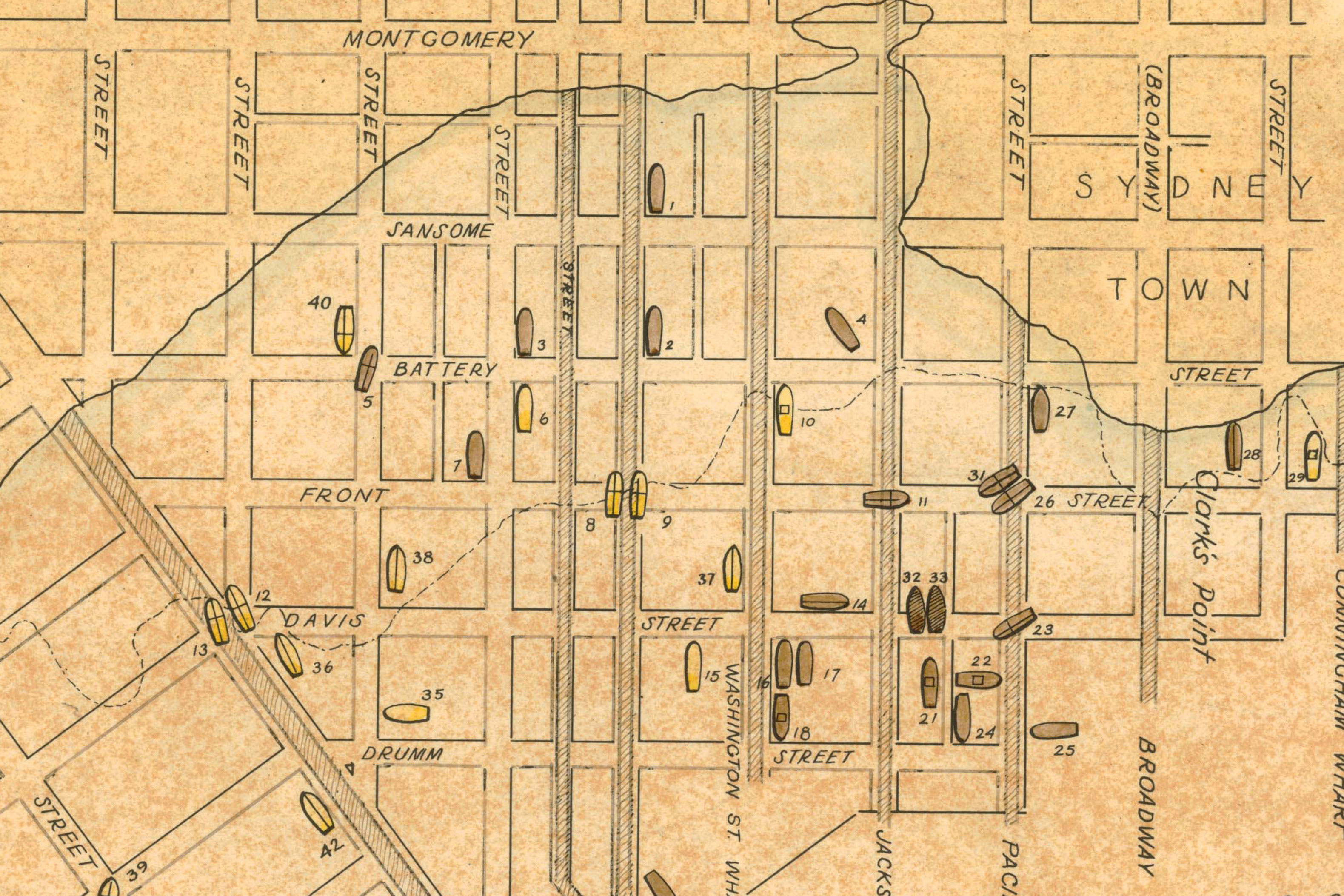 New Map Reveals Ships Buried Below San Francisco – Map Dragons